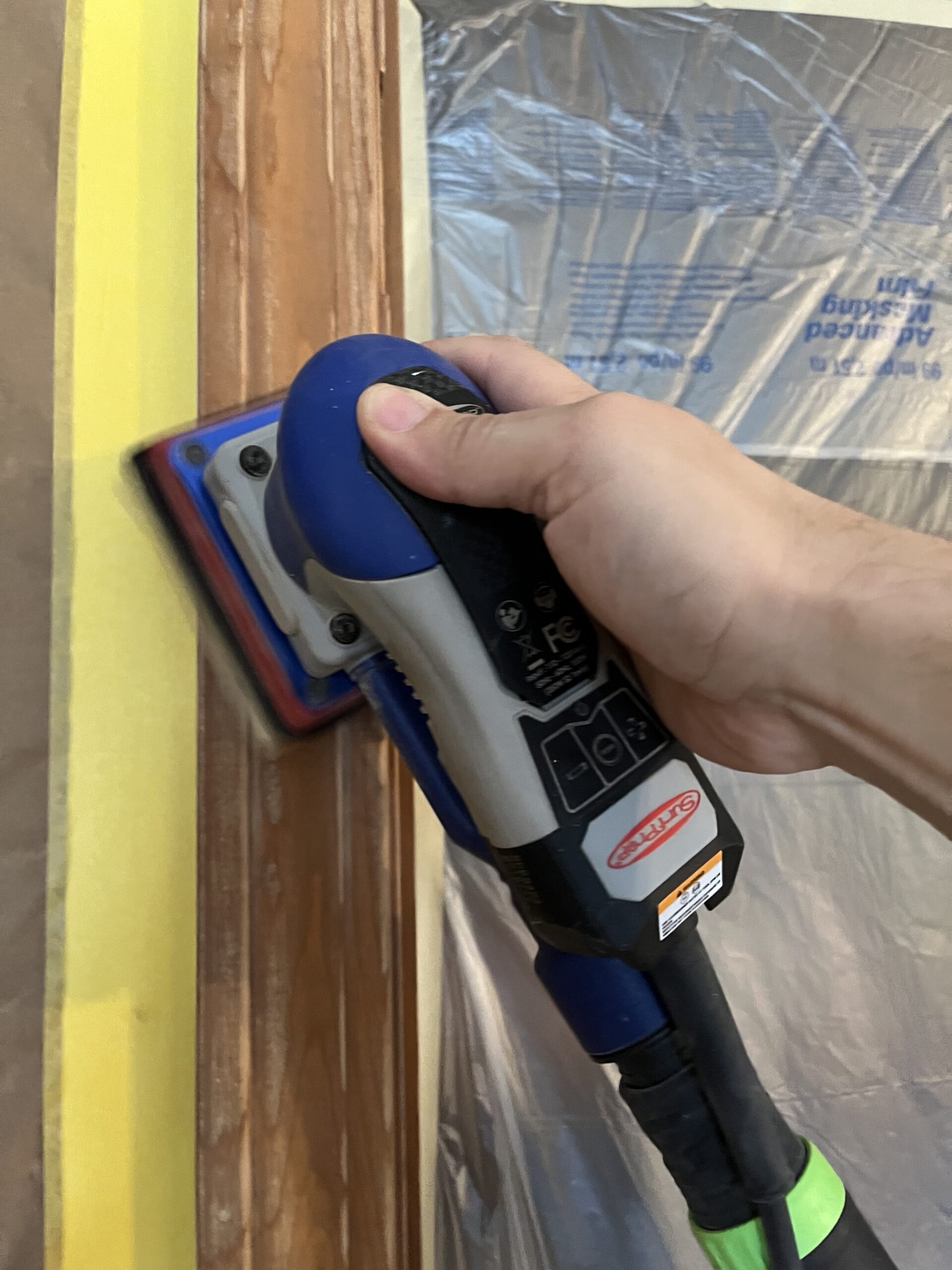 Sanding cabinets, one of the most crucial steps in kitchen cabinet ...